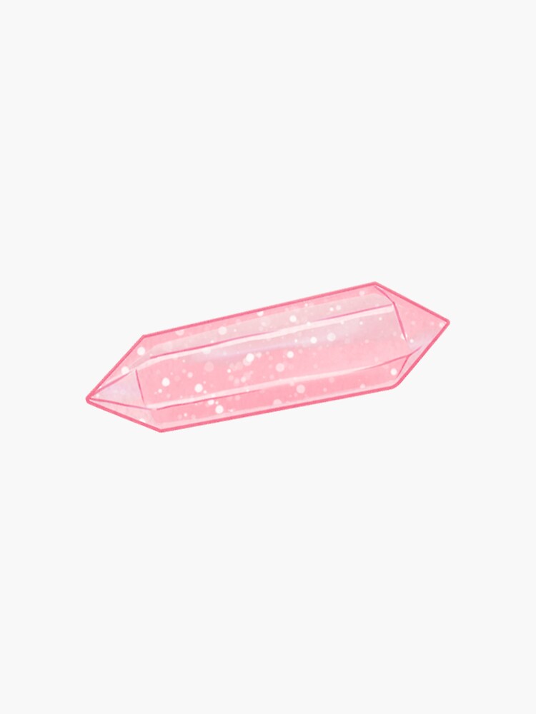 "Pink crystal" Sticker for Sale by Helenamischenko | Redbubble