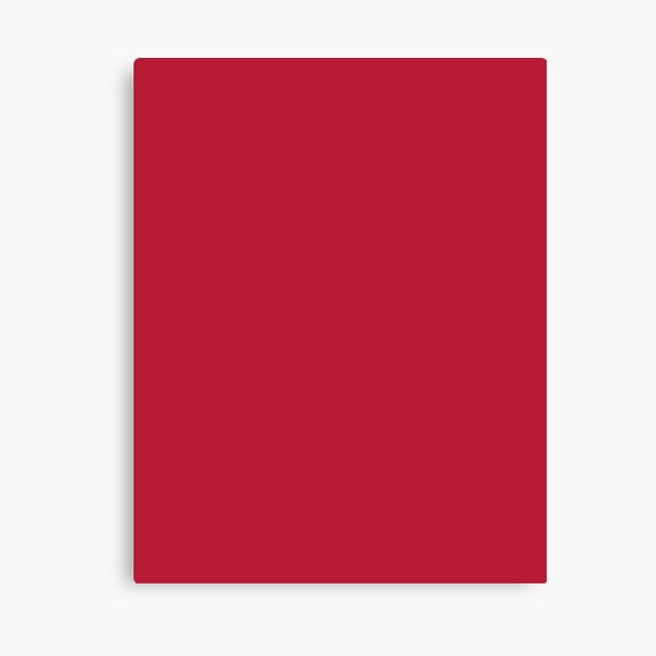 "PANTONE 19-1763 TPX Racing Red" Canvas Print for Sale by ravcnclaw ...