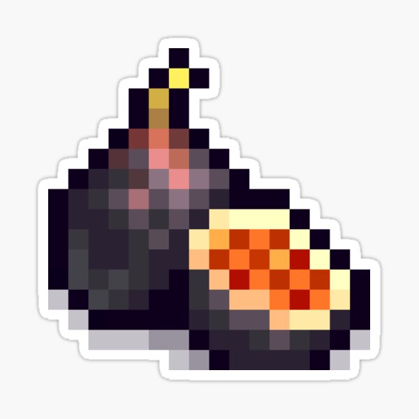 "Pixel Fig" Sticker for Sale by BenHenry | Redbubble