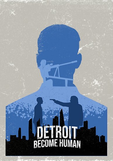"Detroit: Become Human Vintage Poster (Connor)" Poster by tracylimhx ...