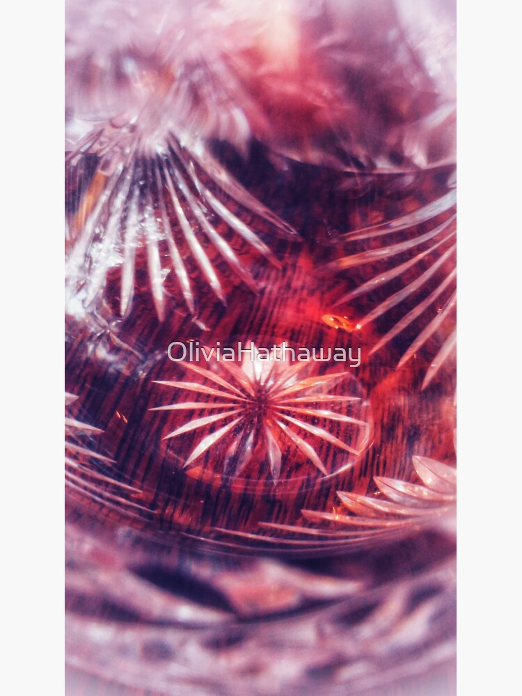 "Faded Crystal Flower" Sticker by OliviaHathaway | Redbubble