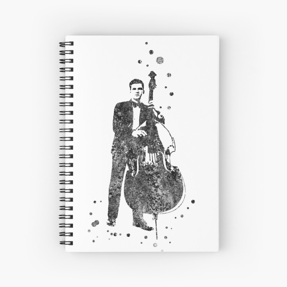 Cahier à spirale « Musicien de jazz », par Rosaliartbook | Redbubble