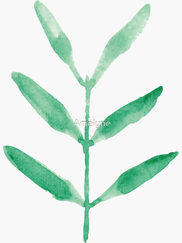 "Leaf Series" Sticker by Amelyne | Redbubble