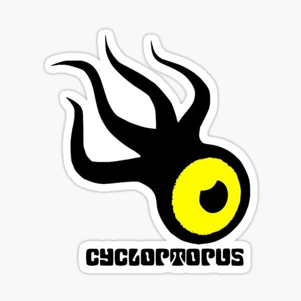 "One Yellow Eyed Cycloptopus" Sticker by VictorIos | Redbubble