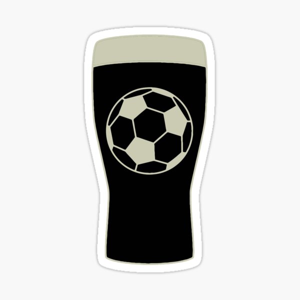 "Guinness Football Pint" Sticker by fundog | Redbubble