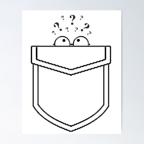 "Pocket Riddle" Poster for Sale by 4wordsmovement | Redbubble