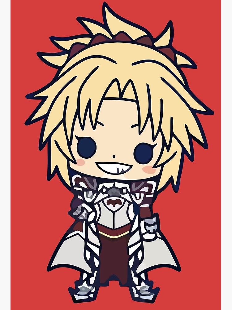 "Mordred" Poster by Chibify | Redbubble