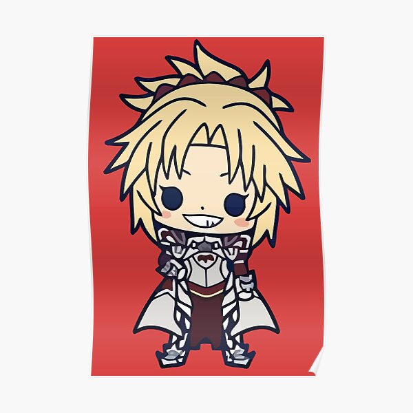 "Mordred" Poster by Chibify | Redbubble