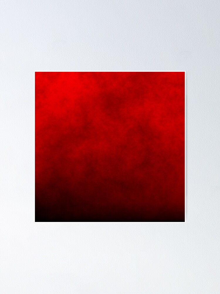 "Red Devil Endless Hell Fire Fog" Poster by Creepyhollow | Redbubble