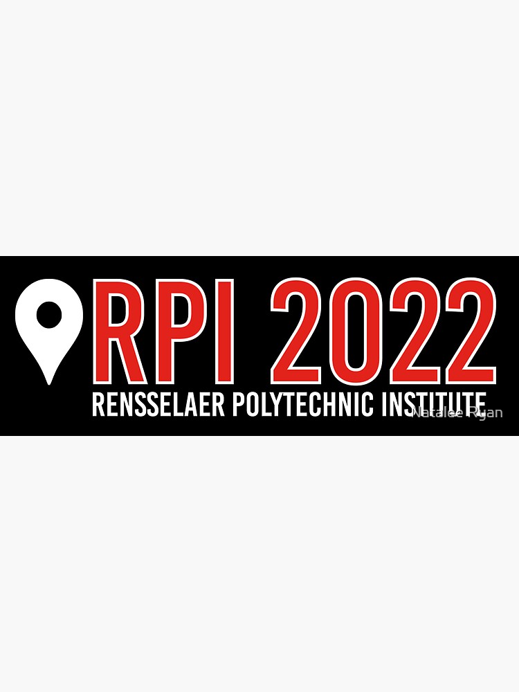 "RPI 2022" Sticker for Sale by nataleeae | Redbubble