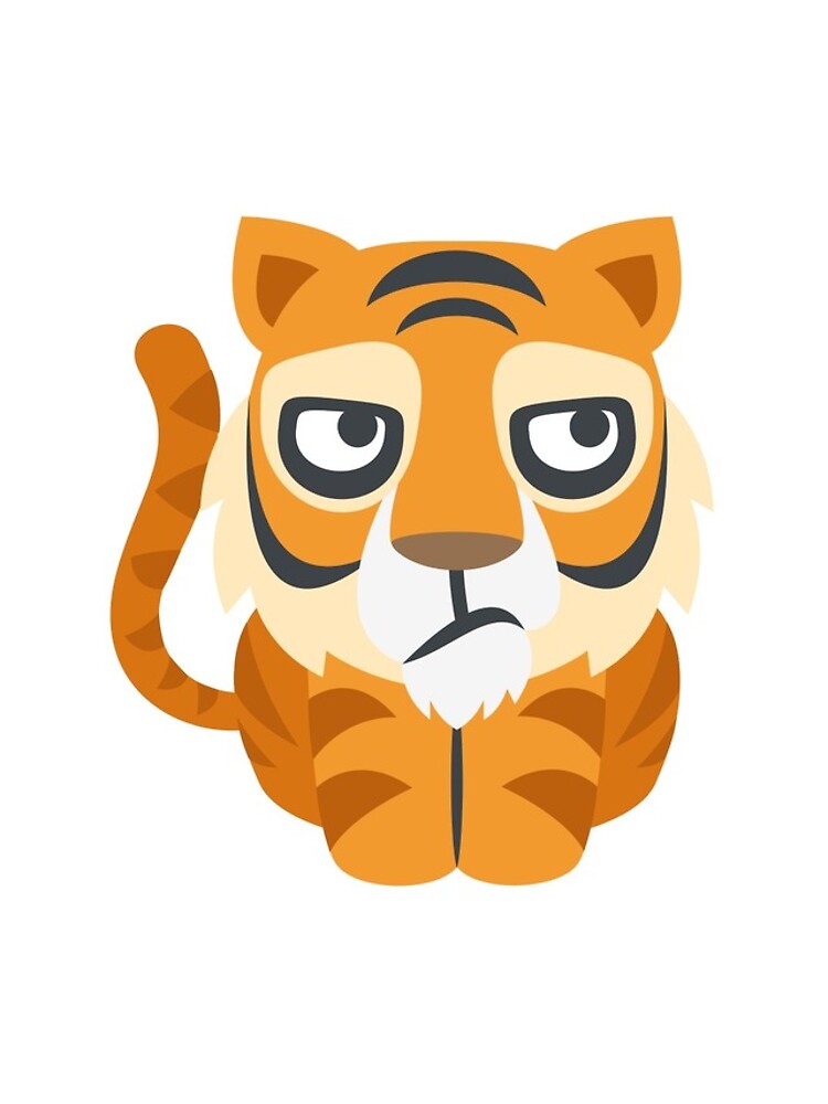 "Tiger emoji" iPhone Case for Sale by CleanOnPoint | Redbubble