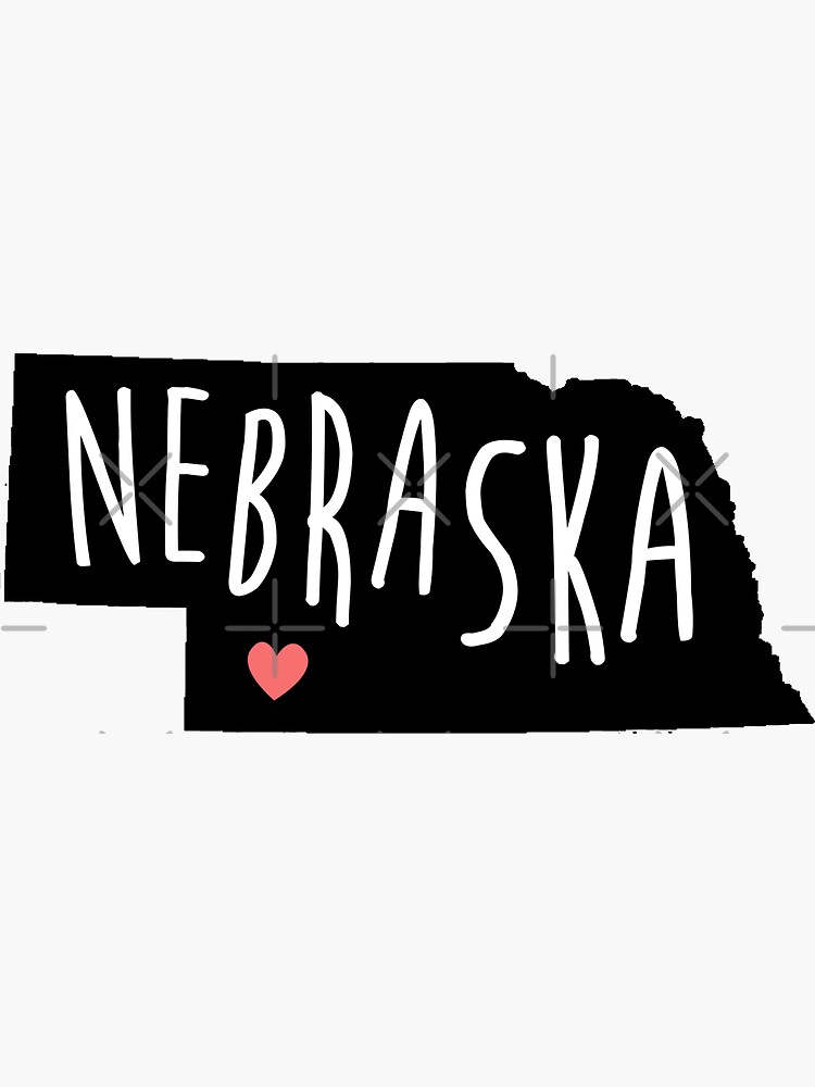 "Nebraska" Sticker for Sale by mynameisliana | Redbubble