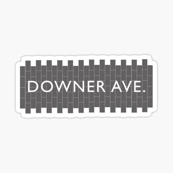 "Downer Ave. Milwaukee" Sticker for Sale by BoltzmannDesign | Redbubble