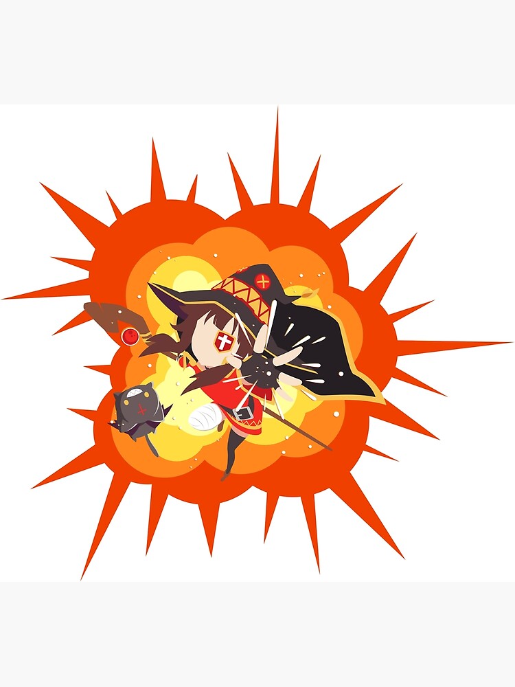 "Megumin Explosion Minimal" Art Print by actensbu | Redbubble
