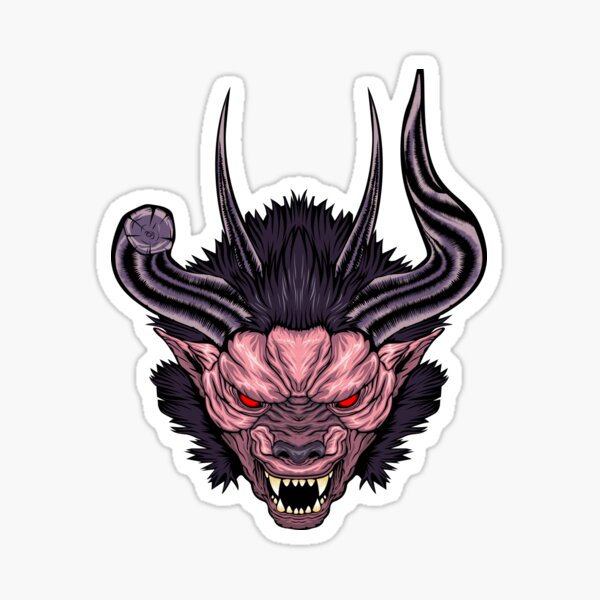 "Behemoth head" Sticker by Dandeelion | Redbubble