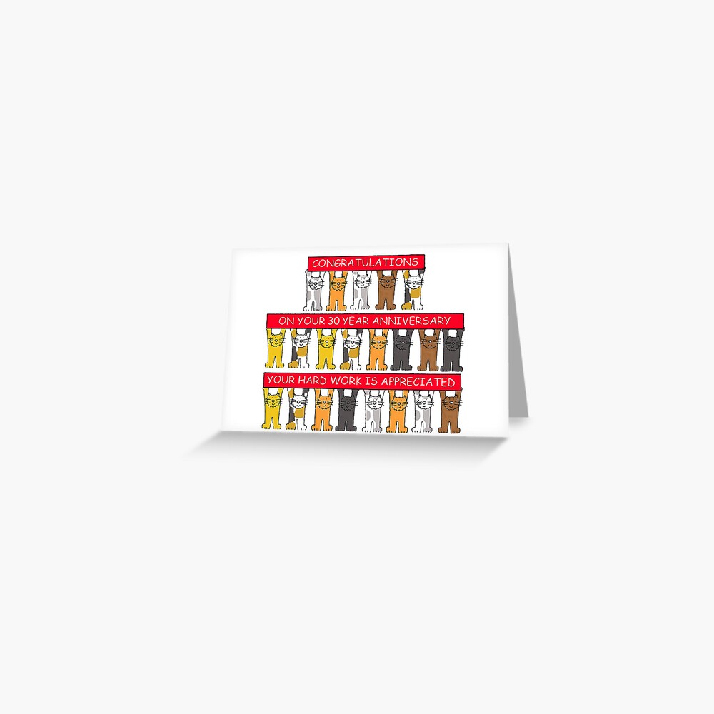 30-year-work-anniversary-congratulations-greeting-card-by-katetaylor