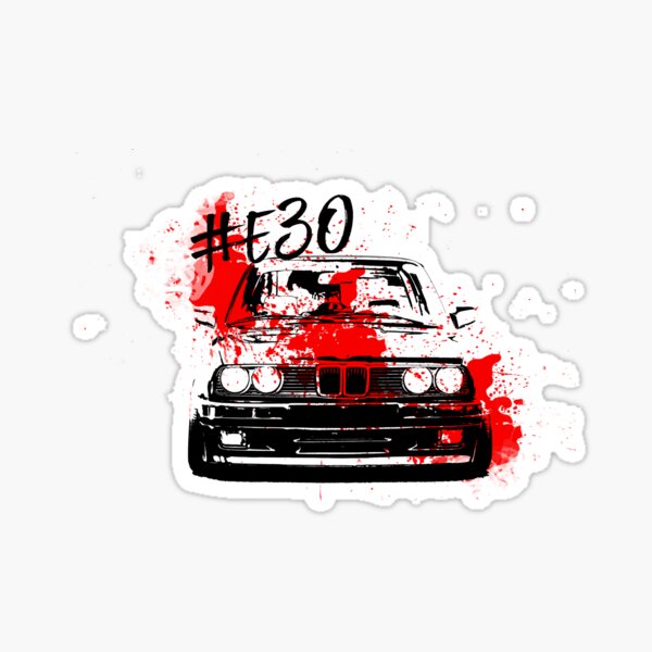 "E30 Ride" Sticker for Sale by mirceasilvyu93 | Redbubble