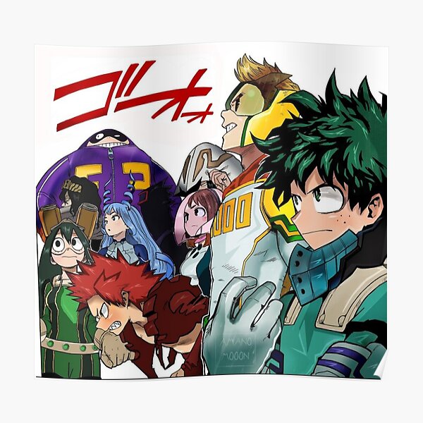 "My hero Academia" Poster by Rikonano | Redbubble