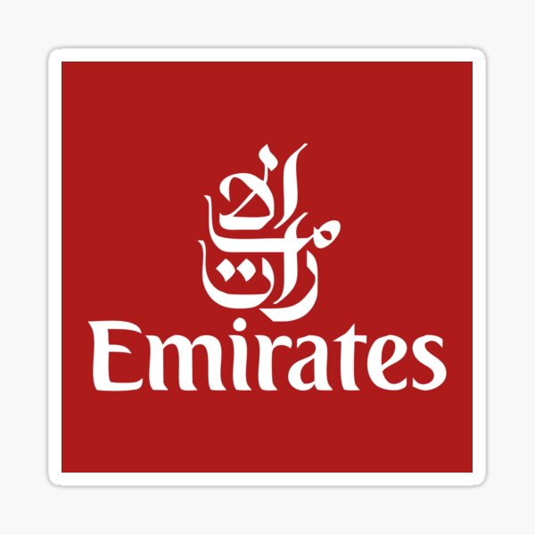Fly Emirates Stickers | Redbubble