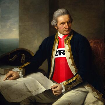 "Captain Cook - Middlesbrough Football Fan" Art Board Print for Sale by ...