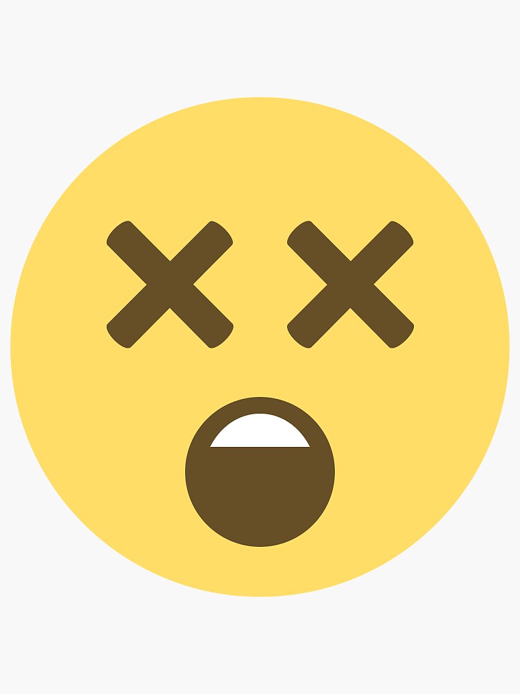 "XX emoji" Sticker for Sale by CleanOnPoint | Redbubble