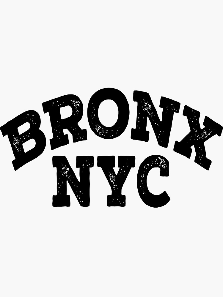 "bronx" Sticker for Sale by martianred | Redbubble