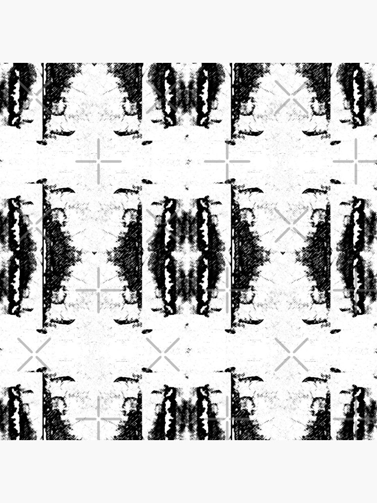 "black and white mountain pattern" Canvas Print for Sale by hdettman ...