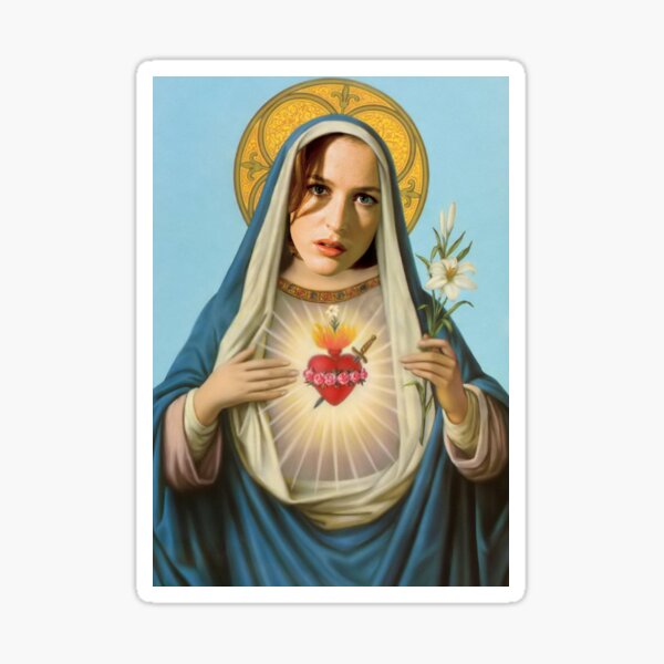 "Saint Scully" Sticker for Sale by maggiecuda | Redbubble