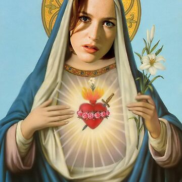 "Saint Scully" Sticker for Sale by maggiecuda | Redbubble