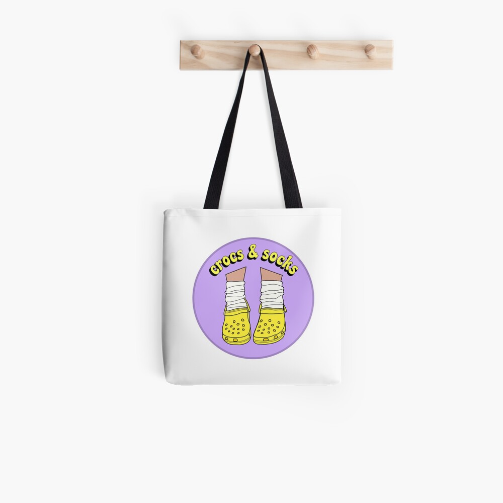 "Yellow Crocs and Socks" Sticker for Sale by abbyconnellyy | Redbubble