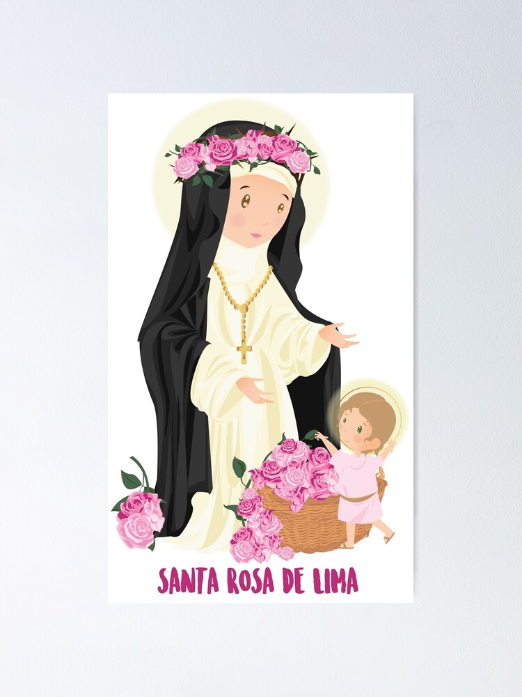 "Saint Rose of Lima " Poster for Sale by AlMAO2O | Redbubble