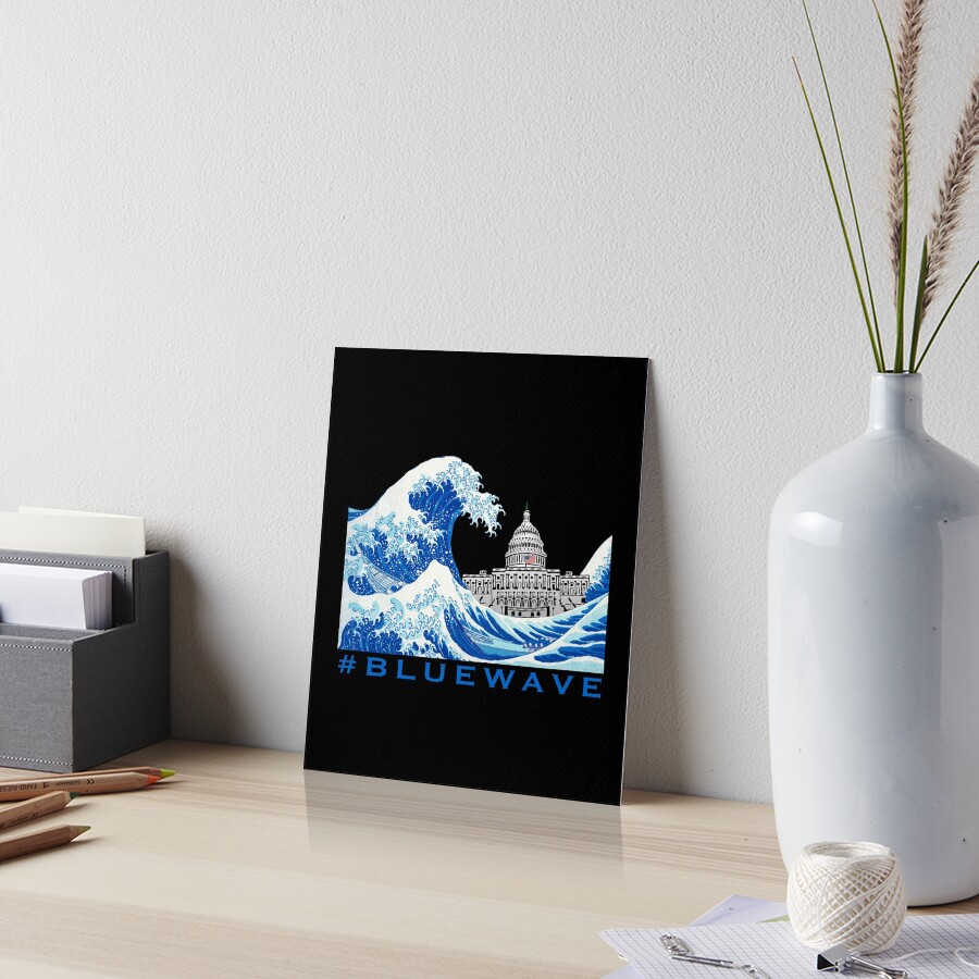 "Blue Wave is Coming 2022 2024 Democratic USA General Election" Art ...