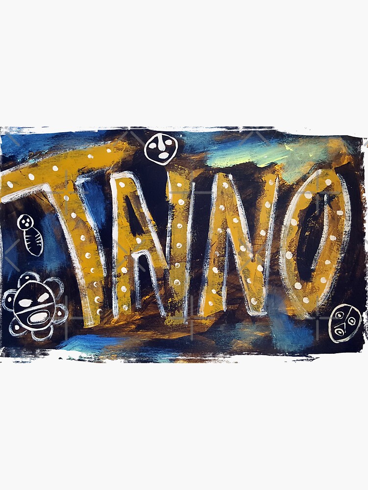 "Taino" Sticker for Sale by obedtheartist | Redbubble