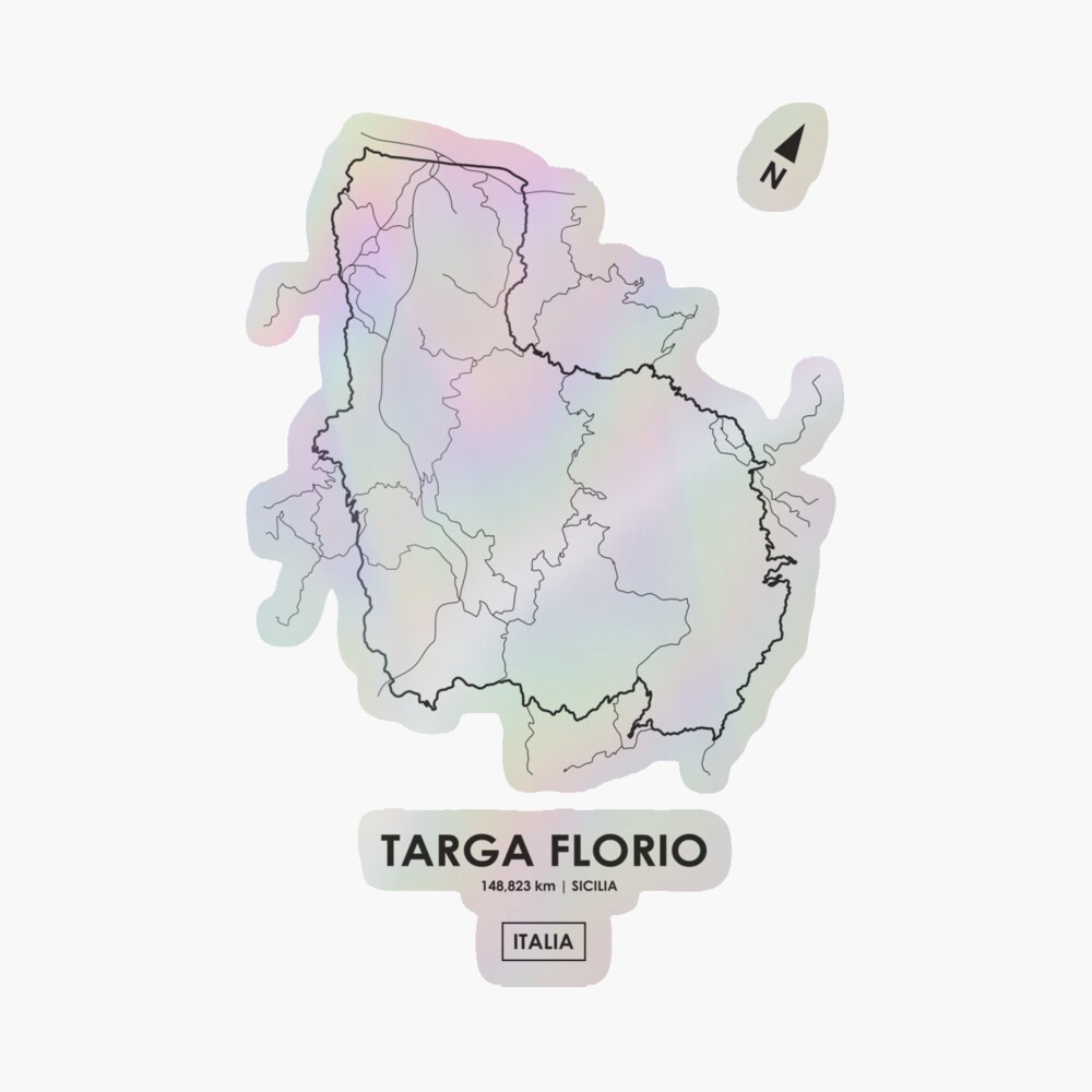 Targa Florio Sicily Map Catania