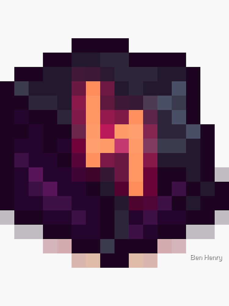 "Pixel Rune Stone 43" Sticker by BenHenry | Redbubble