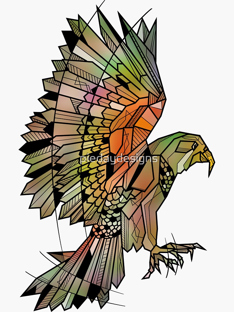 "Kea New Zealand bird" Sticker for Sale by piedaydesigns | Redbubble