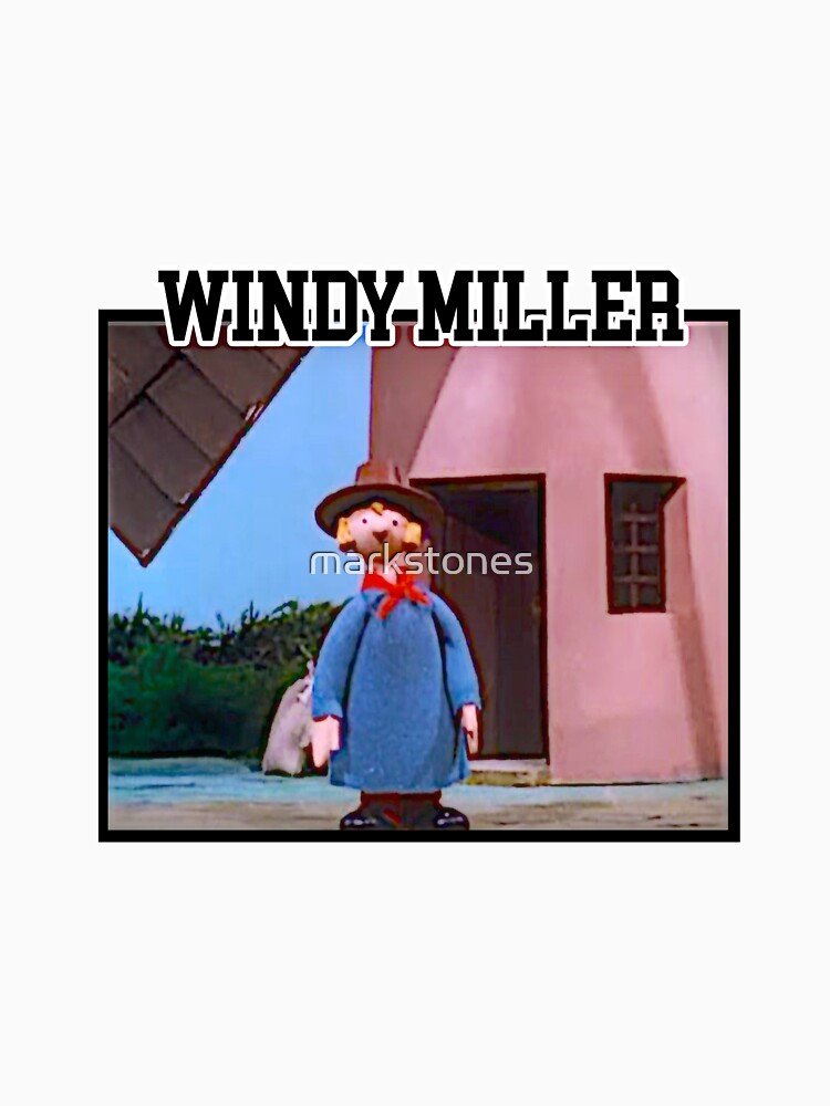 "Camberwick Green Windy Miller" Essential T-Shirt for Sale by ...