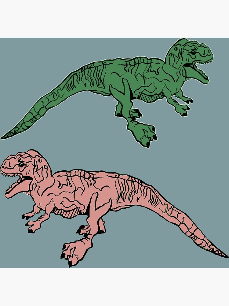 "T. Rex Pattern" Poster by evrydayart | Redbubble