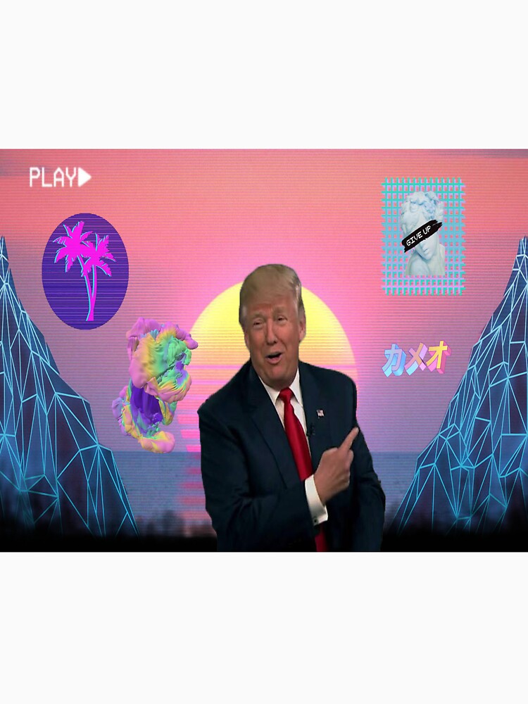 "Trump Vaporwave " T-shirt for Sale by thecosbykids | Redbubble ...