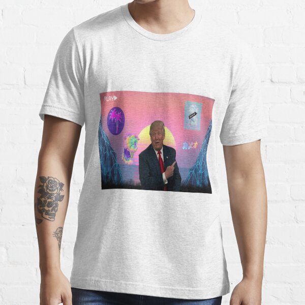 "Trump Vaporwave " T-shirt for Sale by thecosbykids | Redbubble ...