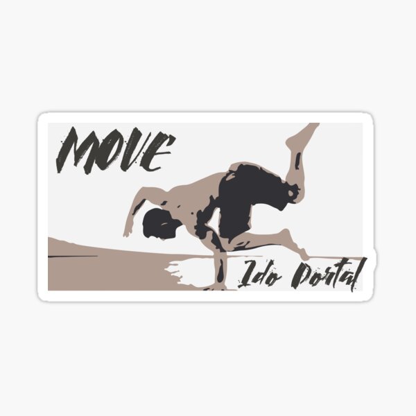 "Ido Portal " Sticker for Sale by skok55 | Redbubble