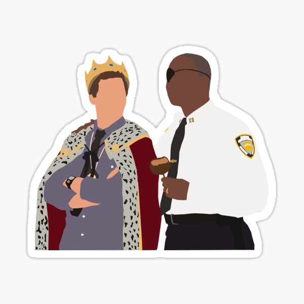 "Jake And Holt" Sticker by RatTrapTees | Redbubble