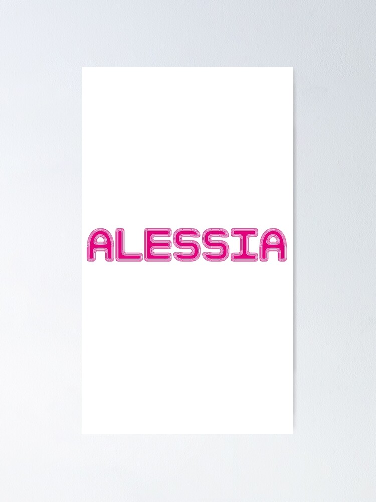 "Alessia" Poster by Shalomjoy | Redbubble
