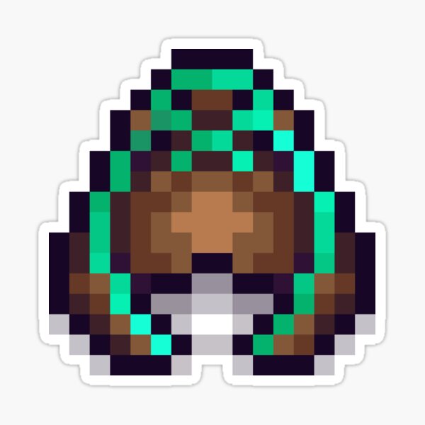 "Pixel Cloak A4" Sticker by BenHenry | Redbubble