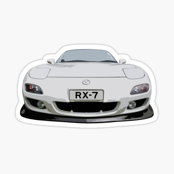 "Mazda RX-7 FD" Sticker by radestilo | Redbubble