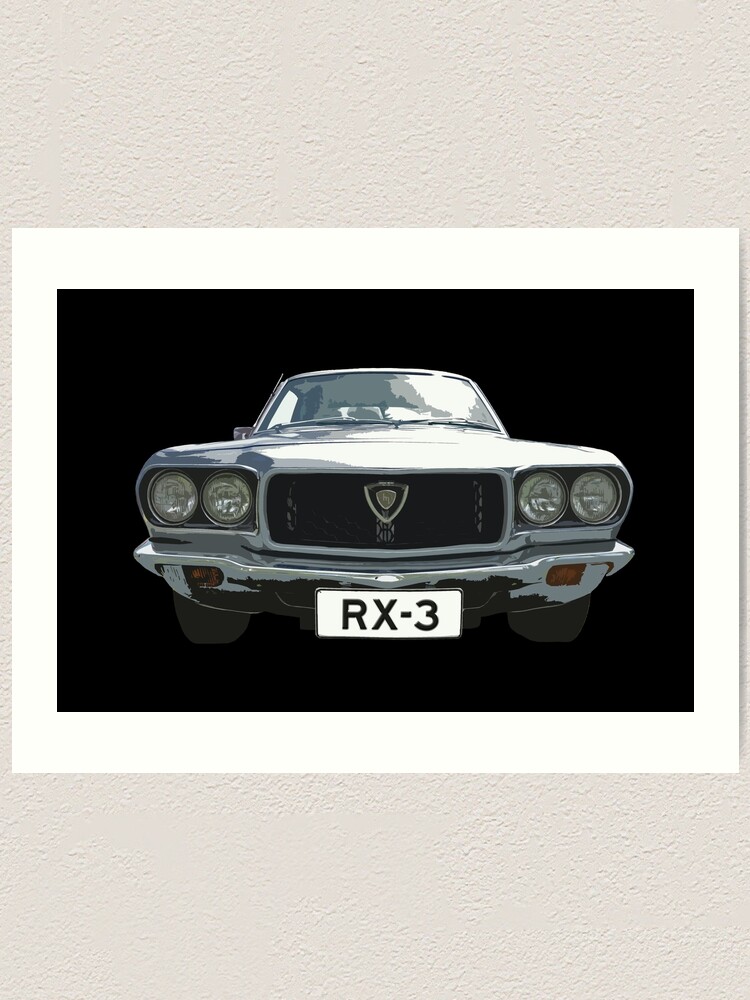 "Mazda RX3" Art Print by radestilo | Redbubble