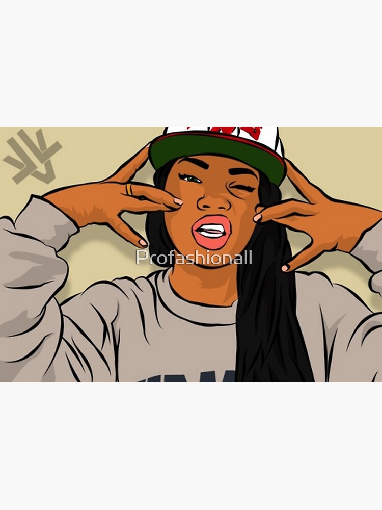 "Gangster girl" Sticker by Profashionall | Redbubble