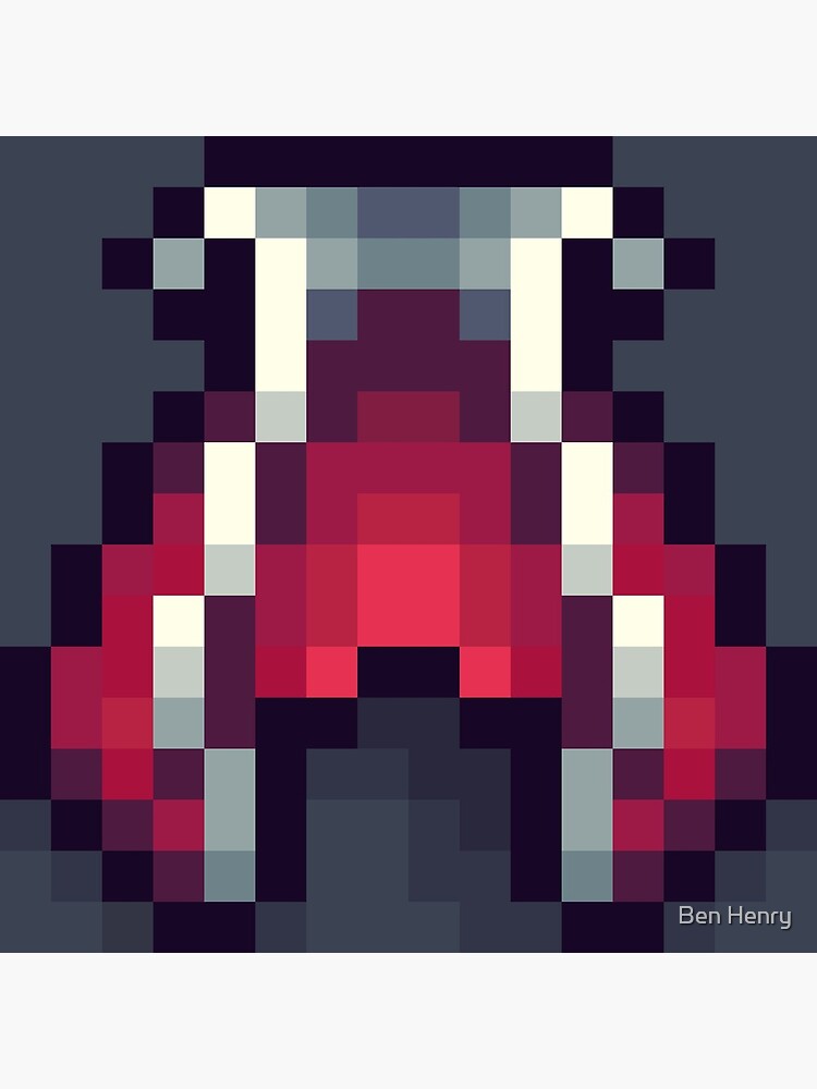 "Pixel Cloak B6" Poster by BenHenry | Redbubble