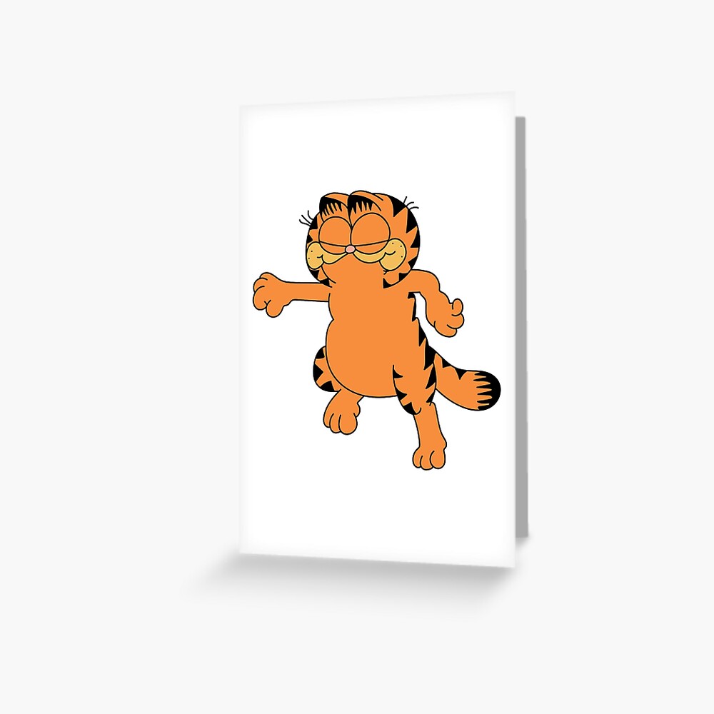 "Garfield Hitting That Yeet" Greeting Card for Sale by Anthony-White ...