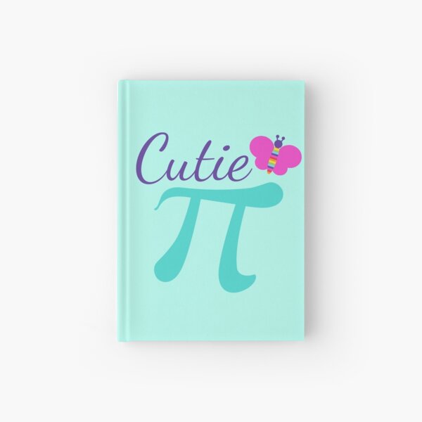 "Cutie Pi Math Symbol Pun Butterfly" Hardcover Journal by elishamarie28 ...
